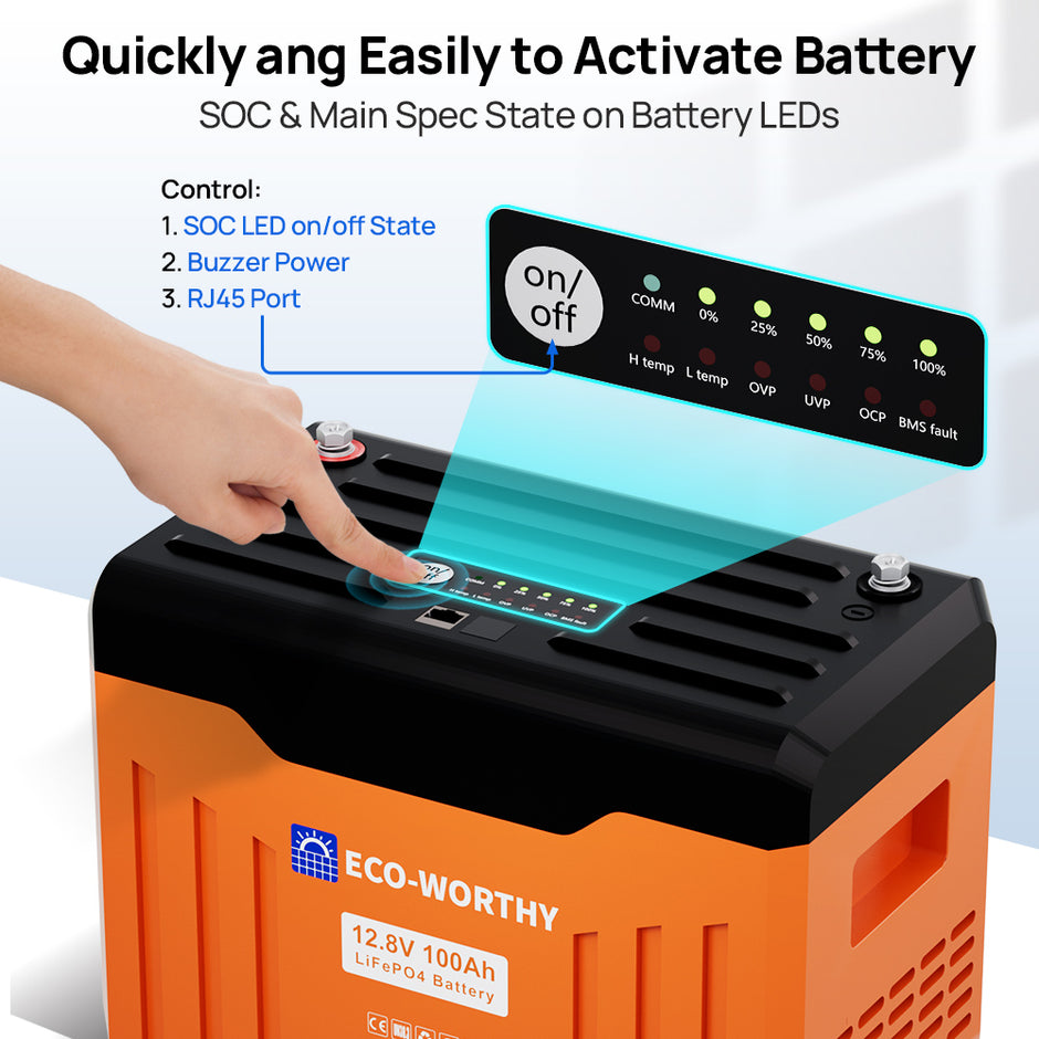 12V Smart Batteries – ECO-WORTHY