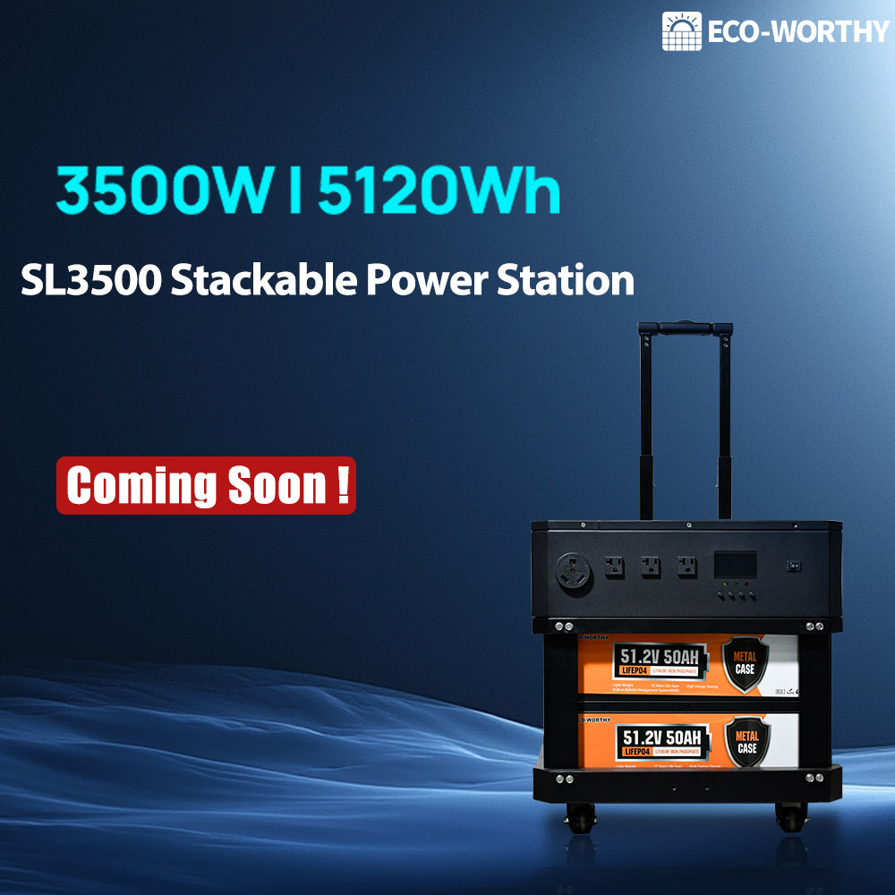 SL3500 stackable power station – ECO-WORTHY