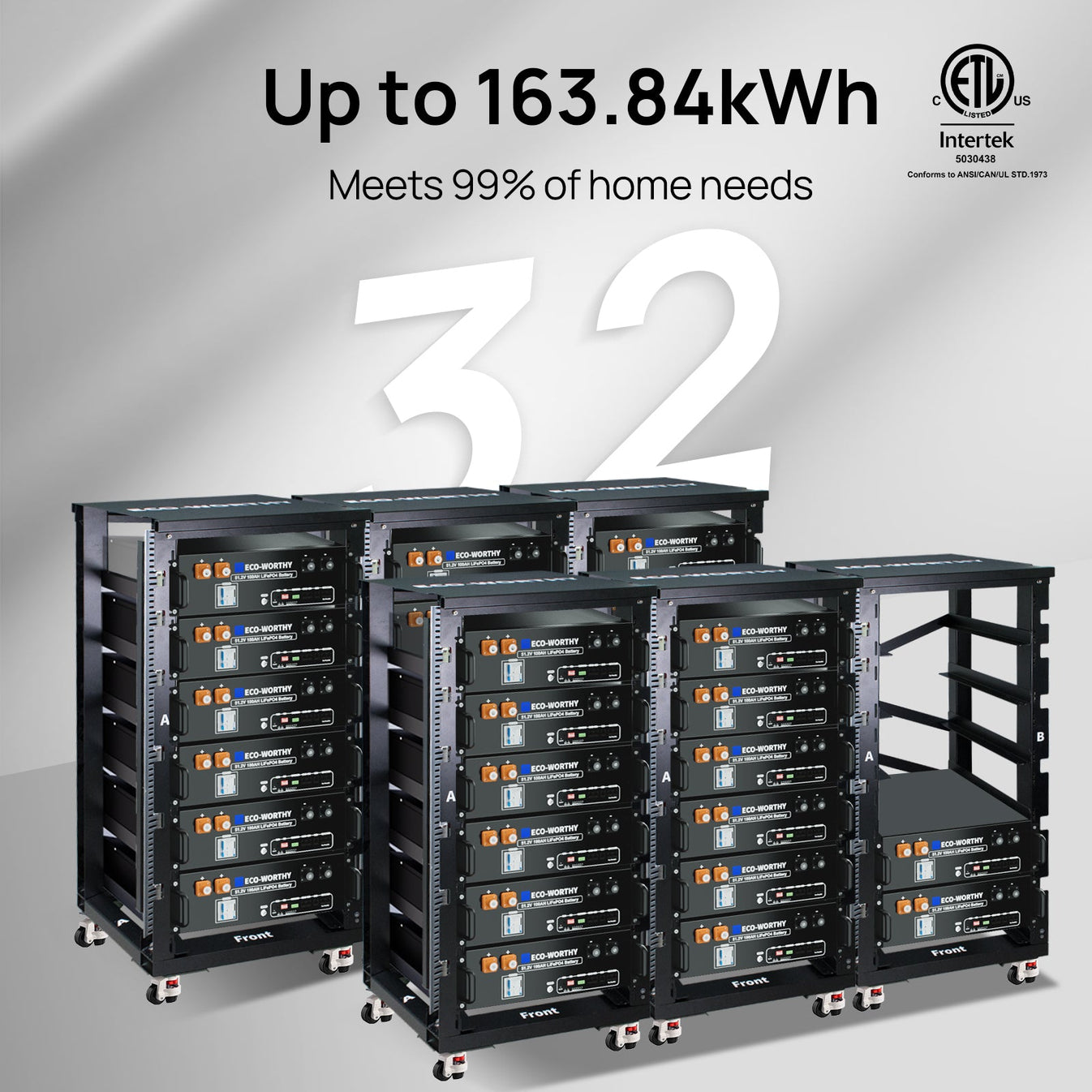 48v (51.2v) 100ah Server Rack Batteries – ECO-WORTHY