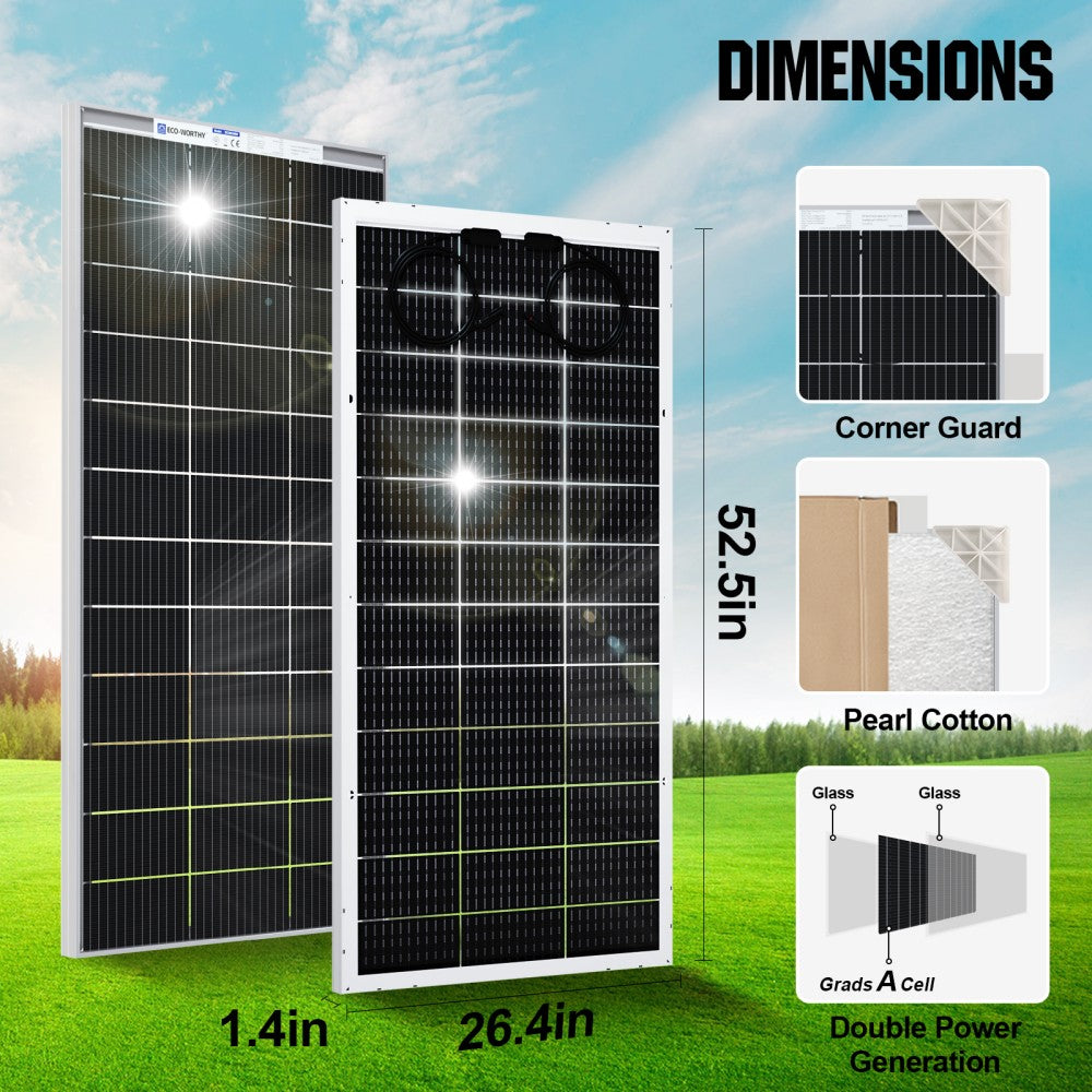 4800W 48V (24x195W) Complete MPPT Off Grid Solar Panel Kit with 5kW/80A ...