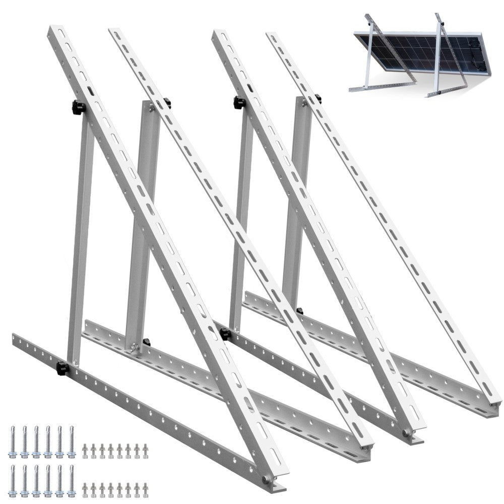 45" Length Adjustable Solar Panel Tilt Mounting Brackets | ECO-WORTHY