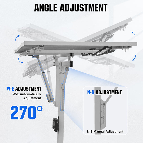 Single Axis Solar Tracker System for Higher Solar Output – ECO-WORTHY