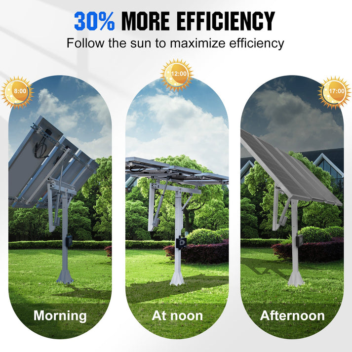 Single Axis Solar Tracker System for Higher Solar Output – ECO-WORTHY